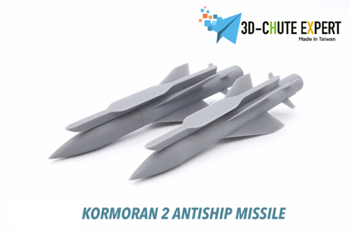 3D-CHUTE EXPERT 0110057 Kormoran 2 Anti-Ship Missile (2 pcs)