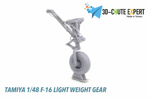 3D-CHUTE EXPERT 0220506 General Dynamics F-16 C/J - Light Weight Landing Gear (for Tamiya Kits)