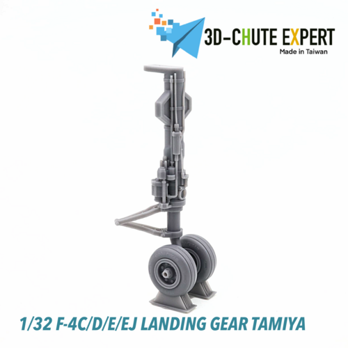 3D-CHUTE EXPERT 0210104 McDonnell Douglas F-4 C/D/E/EJ/F/G - Landing Gear (US Air Force / for Tamiya Kits)
