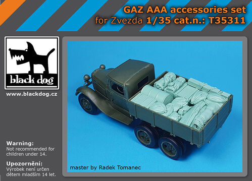 Black Dog T35311 GAZ AAA - Accessories Set (for Zvezda Kits)