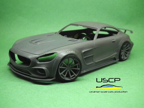 Ukrainian Scale Cars Production (USCP) 24T037 Mercedes-AMG GT - Mansory (for Revell 07028 Kit)