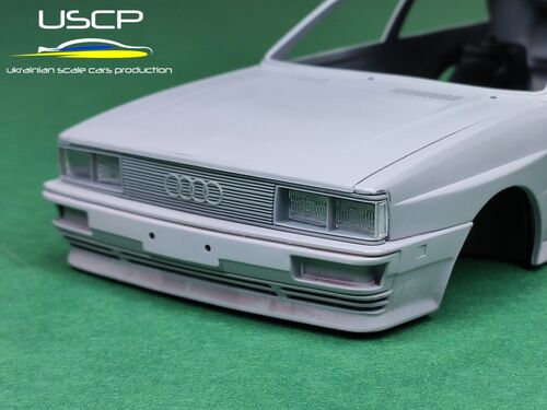 Ukrainian Scale Cars Production (USCP) 24A117 Audi Quattro Coupe - Detail-Up Set (for Tamiya kits)