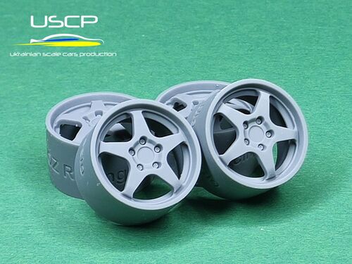 Ukrainian Scale Cars Production (USCP) 24P165 OZ Racing Magnesio 19'' + Tires (3D Printed)