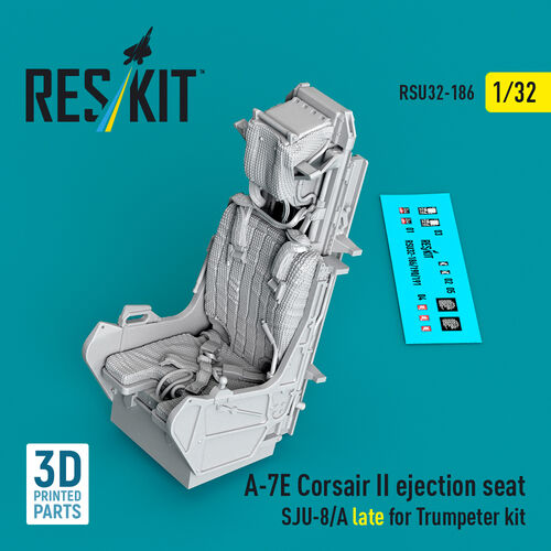 RES/KIT U32-0186 LTV A-7 E Corsair II - Ejection Seat SJU-8/A Late (3D-Printed / for Trumpeter Kits)