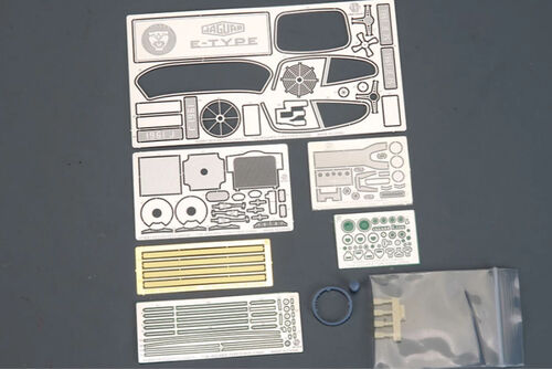Hobby design HD02-0446 Jaguar E-Type - Detail-Up Set (for Revell 07668 Kit)