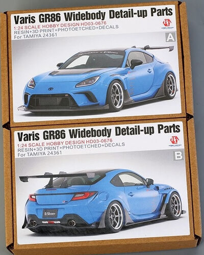 Hobby design HD03-0676 Toyota Varis GR86 Widebody - Detail-Up Parts (for Tamiya 24361 Kit)