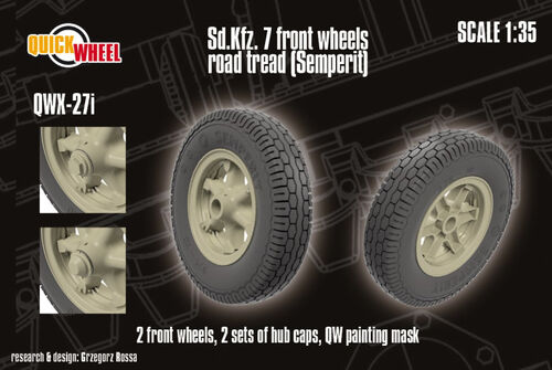 Quick Wheel QWX027i Sd.Kfz. 7 - Front Wheels Road Tread (Semperit)