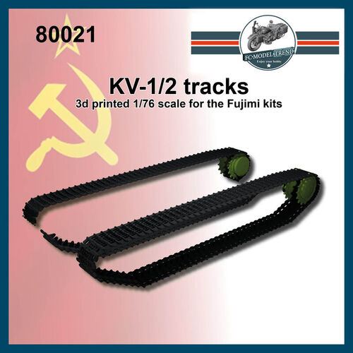 FC ModelTrend 80021 KV-1 /KV-2 - Tracks (3D-Printed / for Fujiim Kits)