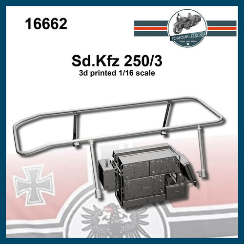 FC ModelTrend 16662 Sd.Kfz 250/3 - Raio Equipment (3D-Printed)