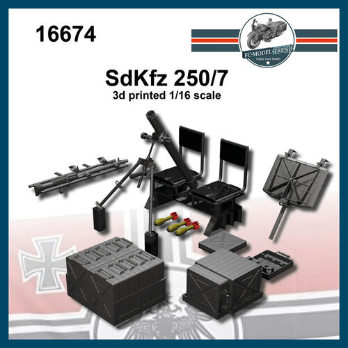 FC ModelTrend 16674 Sd.Kfz 250/7 - Accesories (3D-Printed)