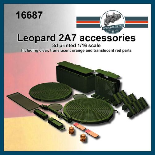 FC ModelTrend 16687 Leopard 2A7 - Accesories (3D-Printed)