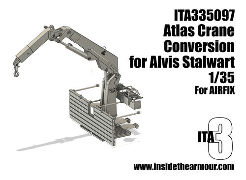 Inside the Armour ITA335097 Alvis FV622 Stalwart - Atlas Crane Conversion (3D-Printed / for Airfix Kits)