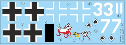 LF Models C3505 Messerschmitt Bf-109 G-6 - Gustav Part 1 (for Border Models kits)