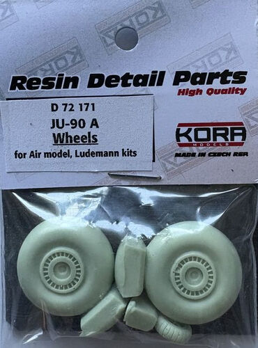Kora Models D72171 Junkers Ju-90 A - Wheels (for Air Model and Ludemann Kits)