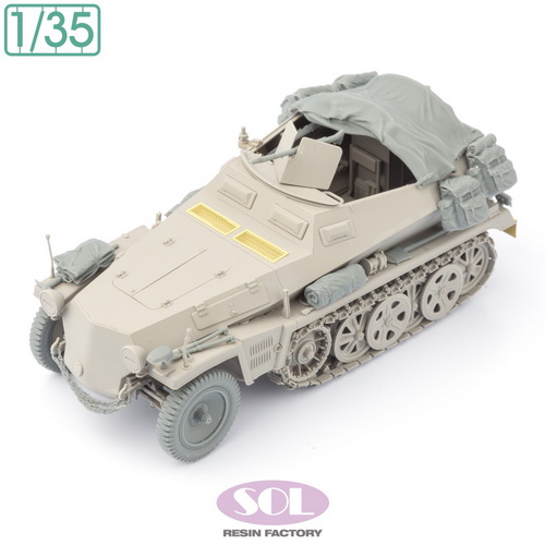 SOLMODEL MM872 German WWII Sd.Kfz.250/1 - Detail-Up Set (for Takom Kits)