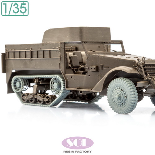 SOLMODEL MM894 US M3A1 Half-Track - Wheels & Track (for Tamiya Kits)