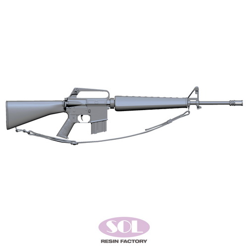 SOLMODEL MM792 M16A1 Rifle (3D-Printed)