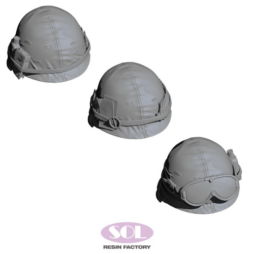 SOLMODEL MM795 US Infantry Helmet Vietnam War (3D-Printed)