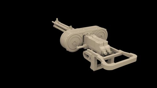 Metallic Details MDR48288 Te-3 Japanese Machine Gun