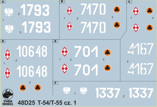 Toro Model 48D25 T-54/T-55 w Wojsku Polskim cz.1
