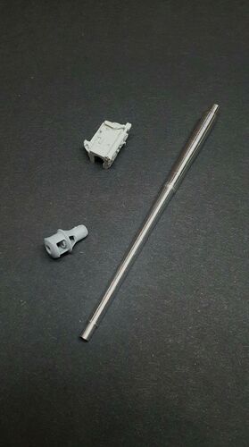 PanzerArt GB35-099 PaK 40 Gun barrel with breech (Mid muzzle brake)