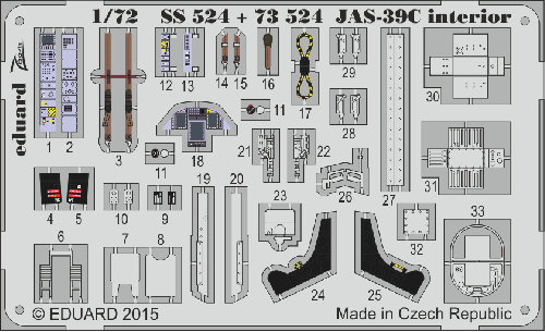 Eduard 73524 JAS-39C S.A. Revell 04999