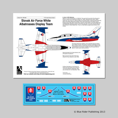 Blue Rider Publishing BR806 Slovak Air Force