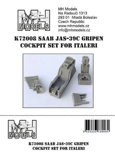 MH Models K72008 SAAB JAS-39C Gripen cockpit set