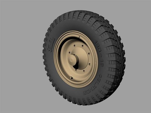 PanzerArt RE35-144 Drive Wheels for Sd.Kfz 11 & 251 (Early Gelanade Pattern )