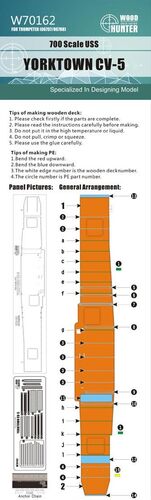 Flyhawk W70162 Aircraft Carrier USS Yorktown CV-5 (for Trumpeter 06707)