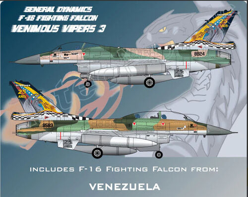 Aztec 72D038 Venomous Vipers 3 - General-Dynamics F-16 in Venezuelan Air Force