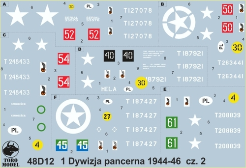 Toro Model 48D12 1 Dywizja Pancerna 1944-46 część 2