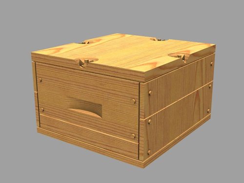 PanzerArt RE35-379 US Ammo Boxes for 0,5 ammo (Wooden Pattern)