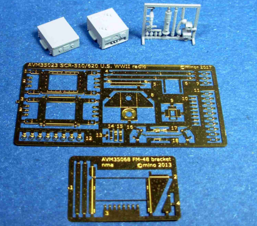Minor 351093 SCR-510 + FM-48 bracket for U.S. Halftrack