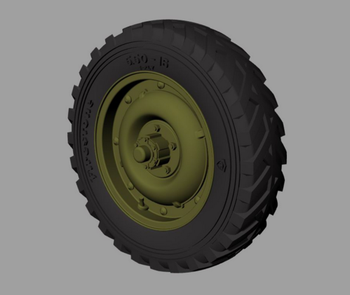 PanzerArt RE35-677 Willys MB “Jeep” Road wheels Commercial 1