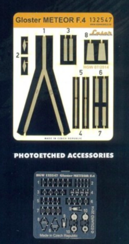 HGW Models 132547 Gloster Meteor F.4