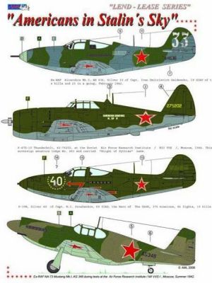 AML D72020 P-47D, P-51A,P-400, P-39N in Russian´s Sky