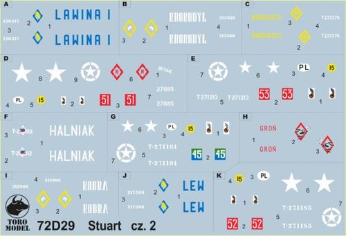 Toro Model 72D29 Stuart w polskiej służbie cz.1