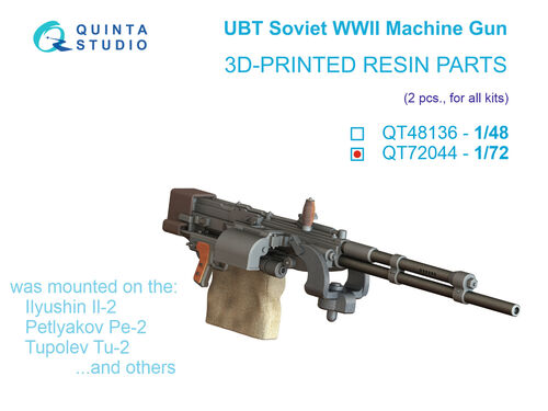 Quinta Studio QT72044 Soviet WWII UBT Machine Gun (2 pcs / for All Kits)