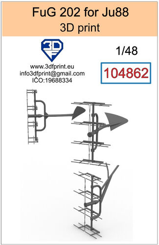 3DF 104862 FuG 200 for Junkers Ju-88 (3D Printed)