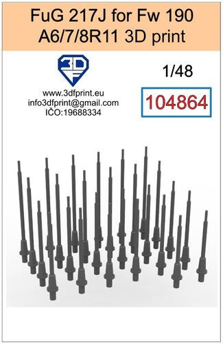 3DF 104864 FuG 217 J for Fw 190 A-6 / A-7 /A-8 and R-11 (3D Printed)