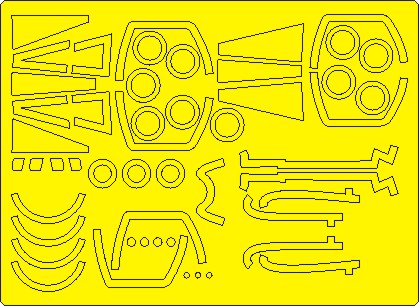 New Ware AM1309 Sepecat Jaguar GR.1/GR.1A EXPERT Kabuki Masks For Airfix A11010 Kit