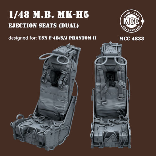 Mini Craft Collection 4833 Martin Baker Mk-H5 Ejection Seat for USN F-4 B/S/J Phantom II (2 pcs)