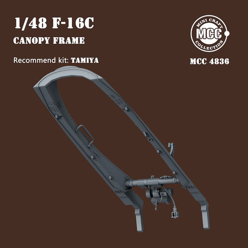Mini Craft Collection 4836 Canopy Frame for Single Seat F-16 (for Tamiya Kits)
