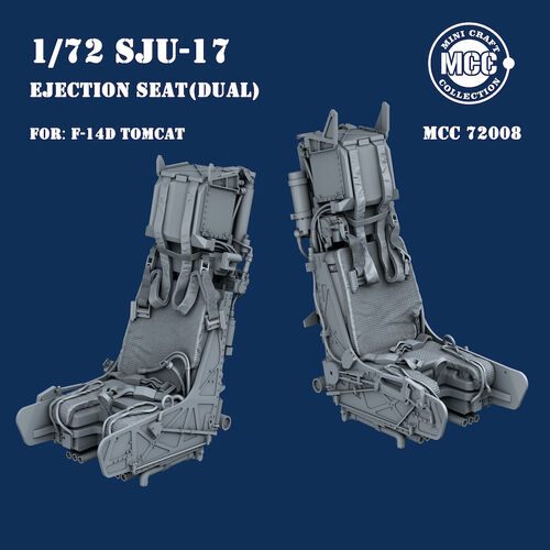 Mini Craft Collection 72008 Ejection Seats SJU-17(dual) for Grumman F-14 D Tomcat (2 pcs)