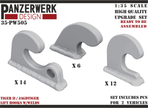Panzerwerk Design 35-505 Tiger II / Jagdtiger lift hooks
