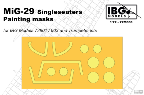 IBG 72M008 MiG-29 Singleseater Painting Masks