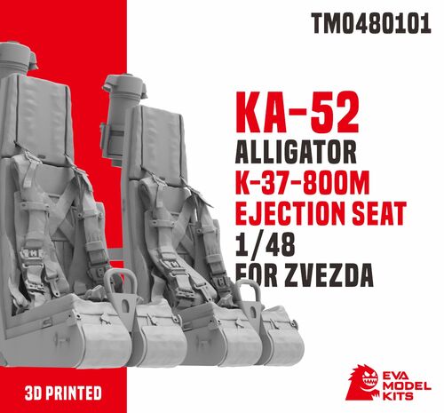 EVA Model Kits TM0480101 KA-52 Alligator - K-37-800M Ejection Seat (For Zvezda)