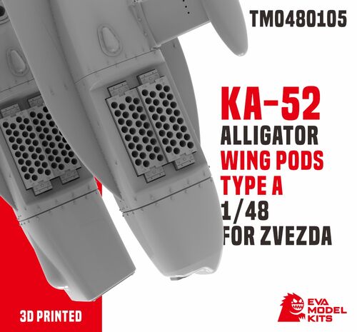 EVA Model Kits TM0480105 KA-52 Alligator - Wing Pods Type A (For Zvezda)