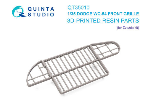 Quinta Studio QT35010 Dodge WC-54 - 3-D Printed Front Grille (for Zvezda Kits)